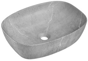 COMAD Umyvadlo na desku - UN-ANNA-MH1, 50,5 cm, keramické, šedý mramor