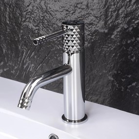 Rea Lungo Diamond, umyvadlová baterie h-185, chromová, REA-B4635