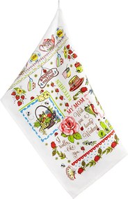 Bellatex Kuchyňská utěrka 1 ks Růžová,Červená,Zelená 40x60 cm