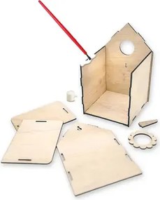 SES CREATIVE Explore Ptačí budka / Kreativní sada / Dřevěná stavebnice