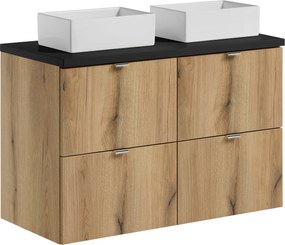 Comad Koupelnová skříňka s deskovým umyvadlem set Nova Oak 100 dub coast evoke