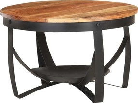 vidaXL Konferenční stolek Ø68 x 43 cm masivní akáciové dřevo [320795]