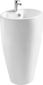 Mexen Orkla volně stojící umyvadlo 49 x 37 cm, bílá - 26065000