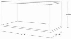 Moderní obývací sestava BRADT 1 - černá