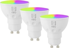 Immax NEO 07724CDO-SADA 3xLED RGB Stmívatel žárovka GU10/4,8W/230V Wi-Fi Tuya+DO