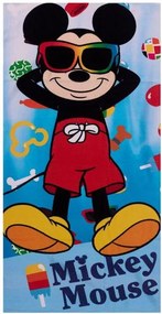 Bavlněná plážová osuška MICKEY MOUSE 70 x 140 cm