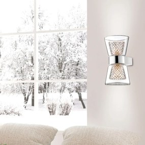 Designové nástěnné svítidlo Boccale 2 x 5W 12 Čirá