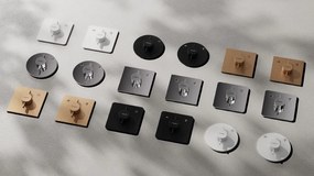 Hansgrohe DuoTurn Q, baterie pod omítku pro 2 spotřebiče, černá matná, HAN-75414670