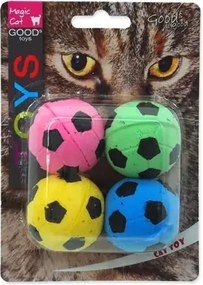 Magic Cat Hračka - míček pěnový fotbalový 3.75cm 4ks