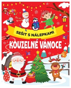 FONI Book Sešit s nálepkami Kouzelné Vánoce