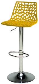 Stima Plastová barová židle SPIDER Odstín: Giallo - Žlutá