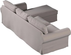 Potah na pohovku IKEA Ektorp 2-místná s lenoškou barva béžová látka sametová