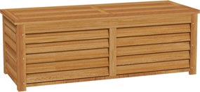 Outsunny Zahradní Úložný Box 176L z Dřeva s Úchyty, rozměry 130L x 50W x 45H cm | Aosom