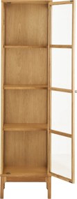 House Nordic Prosklený kabinet ZAMORA 180x47cm dub 3001500