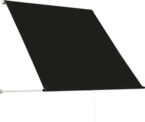 Zatahovací markýza 100 x 150 cm antracitová 145891