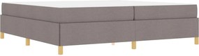 Rám postele Taupe 200 x 200 cm textil 3398966
