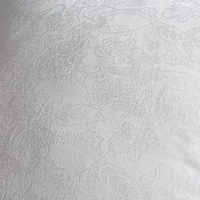 DAMAŠKOVÉ POVLEČENÍ DAMASK05 160X200 CM, 2 KS 70X80 CM BÍLÁ