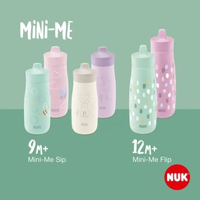 Dětská láhev NUK Mini-Me Sip nerez 300 ml beige