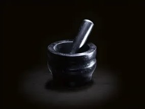 ColeMason Hmoždíř s tloučkem / Hmoždíř / Granit / O 14 cm × 16 cm