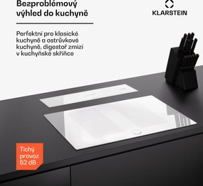 Klarstein Royal Flush Eco, digestoř, 60 cm, výsuvná, 604 m³/h, A++, černá