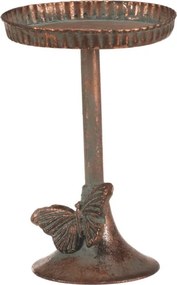 Kovový svícen 20 cm měděný FUP563-M