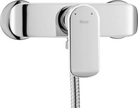 Rea Bloom, sprchová baterie s ruční hlavicí, bílá-chrom, REA-B3000
