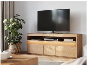 Massive home | Dřevěný tv stolek z masivního dubu Divisione ZIDIV09