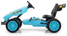 MILLY MALLY dětská šlapací motokára Go-kart Rocket modrá
