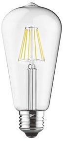 ACA DECOR LED žárovka filament STEP Edison E27 8W