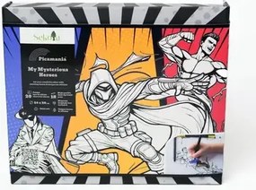 EPEE Omalovánky Sekoia Picamania Komiksoví hrdinové / 20 předloh / 18