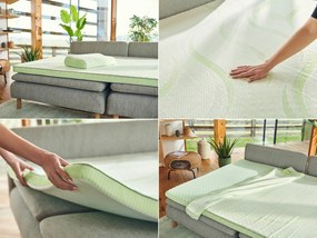 Dormeo Nature's přistýlka Aloe Vera 5 cm s polštářem 70x190