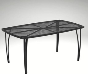 Vikio Zahradní kovový stůl 150x90cm V125C černá
