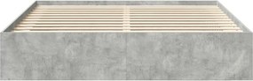 Rám postele betonově šedý 200 x 200 cm 3203890