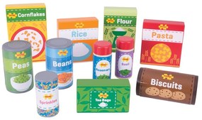 Bigjigs Toys Sada trvanlivých potravin