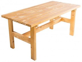DEOKORK Masivní dřevěný zahradní stůl TEA 02 o síle 38 mm