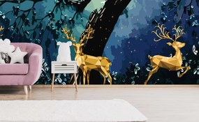 Malvis ® Tapeta Vektoroví jeleni Vel. (šířka x výška): 144 x 105 cm