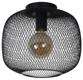 Lucide 45185/30/30 stropní svítidlo Mesh černé, E27, ø30cm