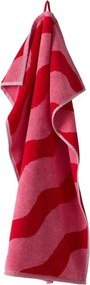 Červený/růžový bavlněný ručník 50x70 cm Waves – Jotex