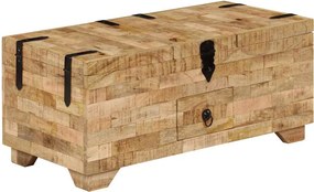 Konferenční stolek masivní mangovníkové dřevo 80 x 40 x 35 cm 247327