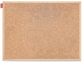 Korková tabule MEMOBE v dřevěném rámu, 40×30 cm