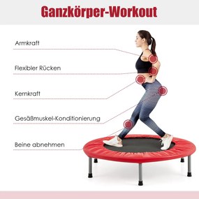 Costway Φ97 cm Mini trampolína Fitness trampolína Skládací dětská trampolína