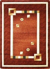 Berfin Dywany, Kusový koberec Adora 5440 V (Vizon), 160x220, oranžová, chodba / předsíň