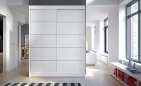 ADRK Šatní skříň posuvná LUFT W 150, bílá