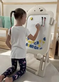 2KIDS TOYS Magnetická tabule Medvídek / nastavitelná výška / kov, plas