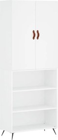 Skříň highboard bílá 69,5 x 34 x 180 cm kompozitní dřevo 3196043