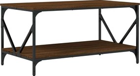 vidaXL Konferenční stolek 90 x 50 x 45 cm kompozitní dřevo [835388] Barva: hnědý dub