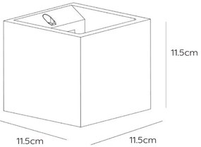 Lucide 35208/01/41 - Nástěnné svítidlo GIPSY 1xG9/25W/230V šedé