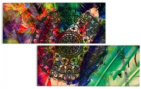 Malvis ® Obraz exotická mandala Velikost: 200x120 cm