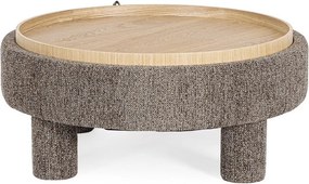 Taupe taburet Tanya – Bizzotto