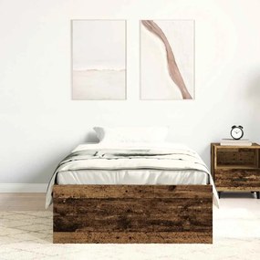 Rám postele bez matrace Staré dřevo 90x200cm Technické dřevo 3328814